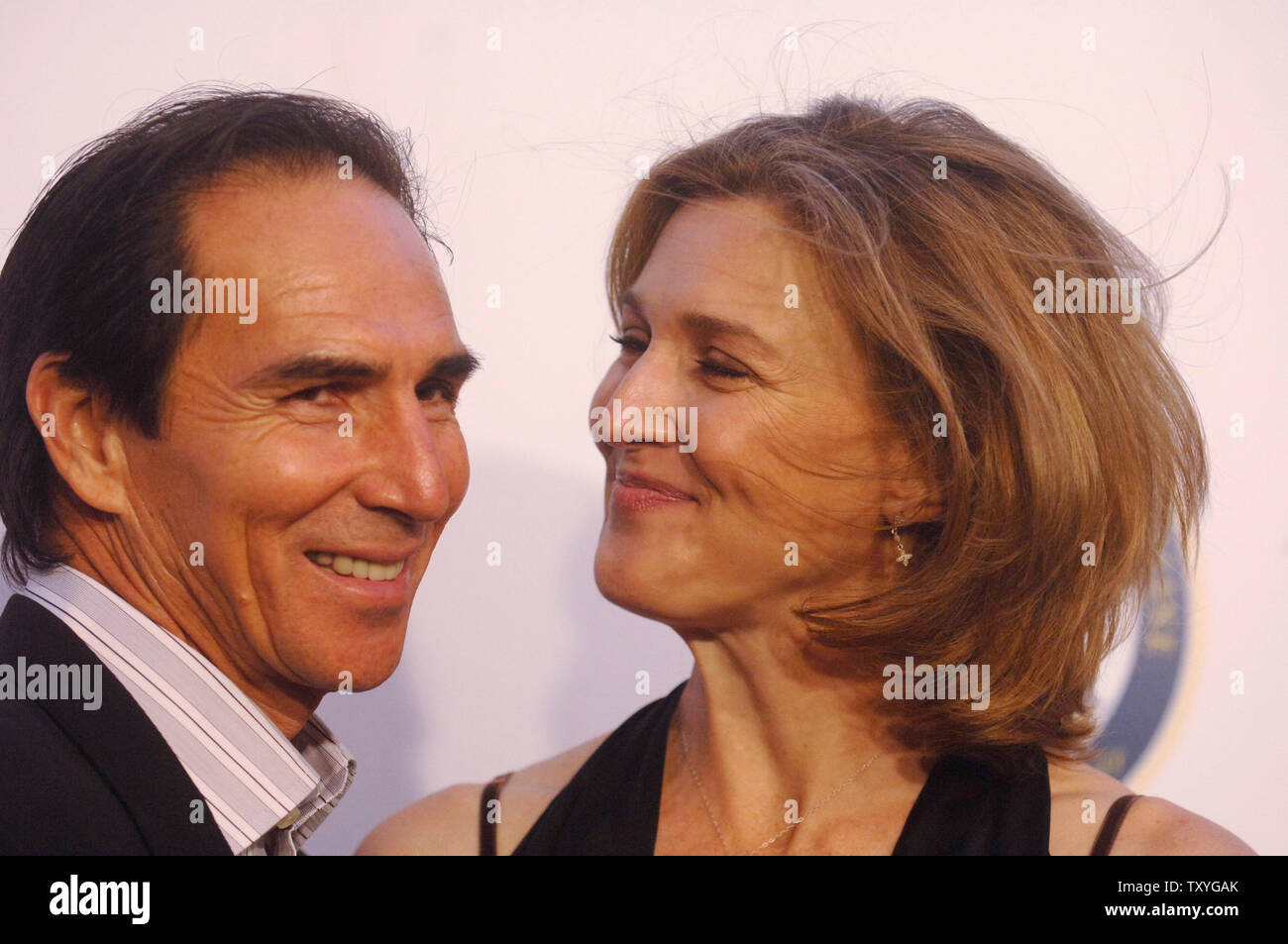 Actress Brenda Strong (R) and guest arrive for the Millenium Ball 2006 ...