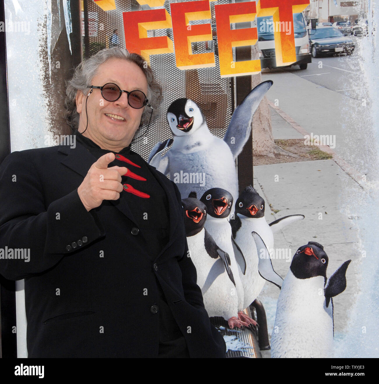 George Miller of Australia, who wrote and directed the animated motion ...