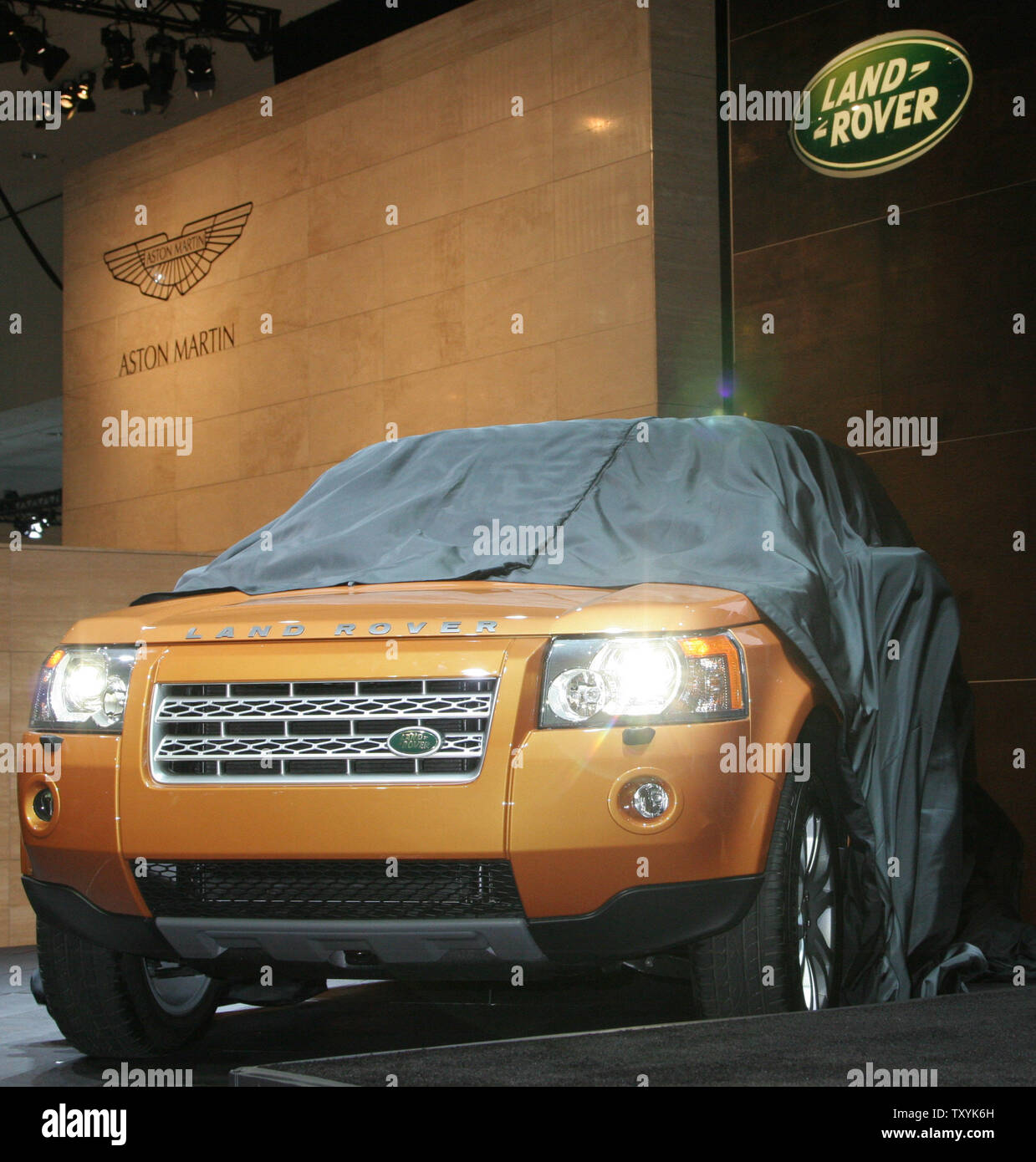 The new Land Rover LR2 premium compact SUV is unveiled at the Los ...