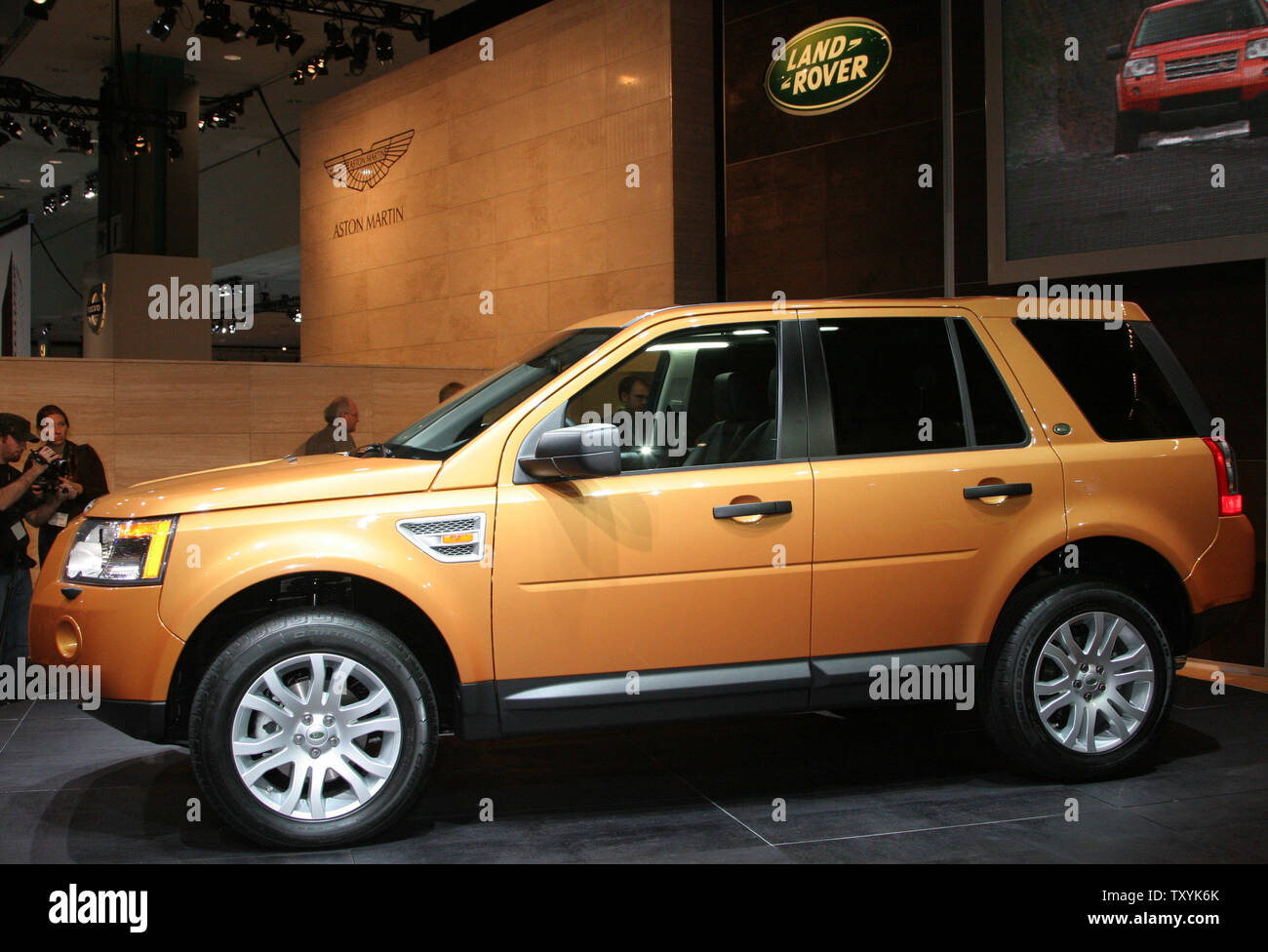 The new Land Rover LR2 premium compact SUV is unveiled at the Los ...