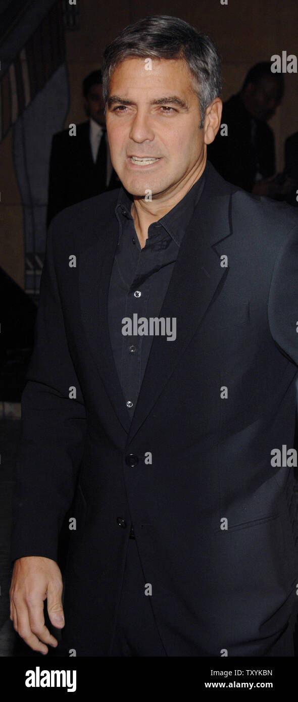 Actor George Clooney, a cast member in the motion picture drama "The ...