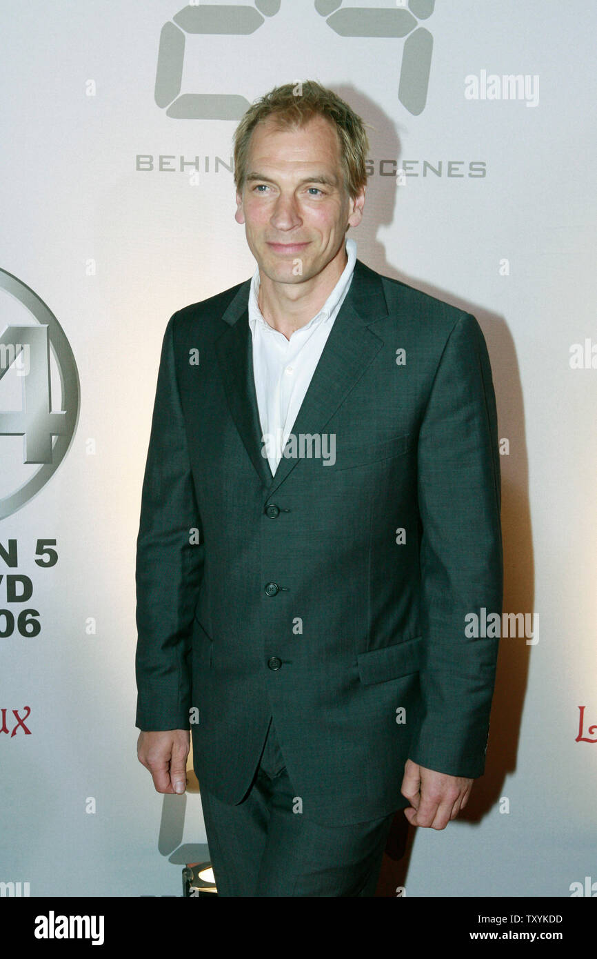 Actor Julian Sands arrives at the television show 24's DVD season five ...