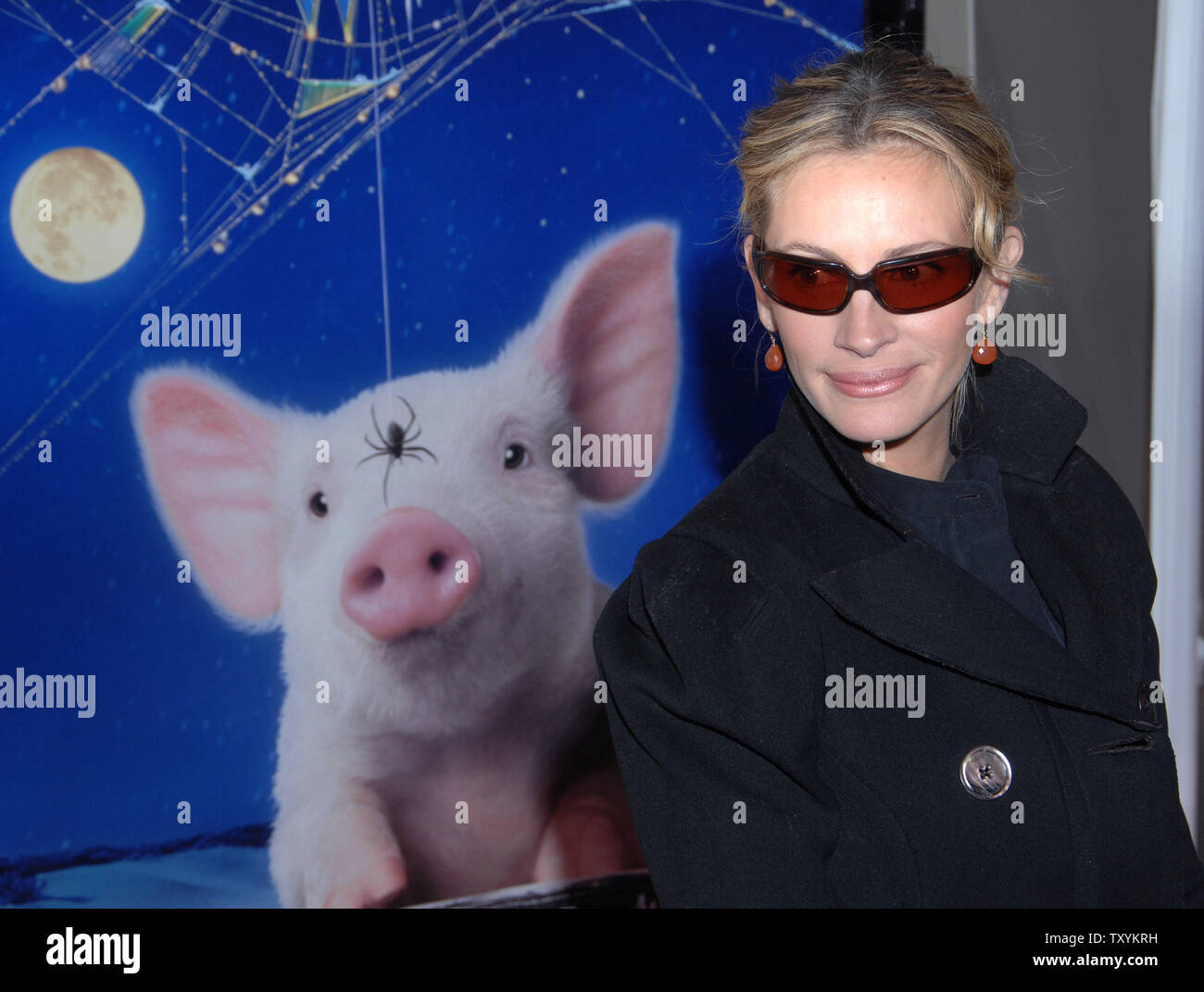 Actress Julia Roberts, the voice of Charlotte A. Cavatica in the motion ...