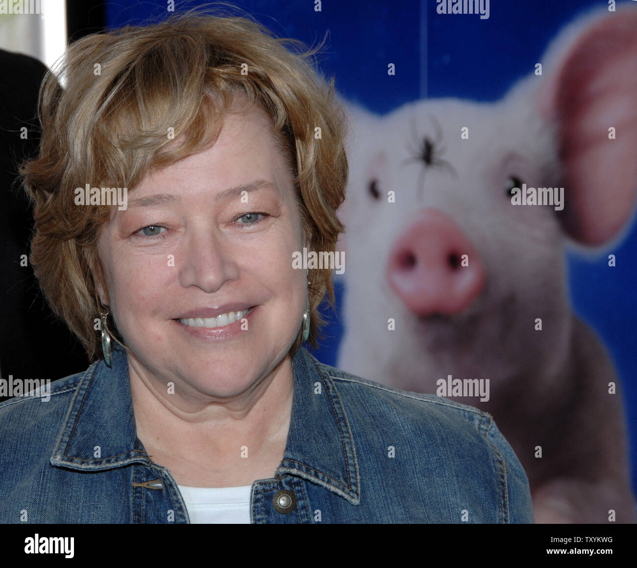 Actress Kathy Bates, the voice of Bitsy in the motion picture ...