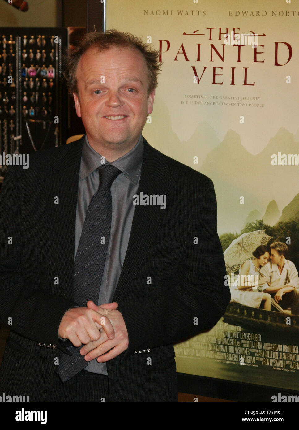 Actor Toby Jones arrives for the premiere of the film "The Painted Veil ...