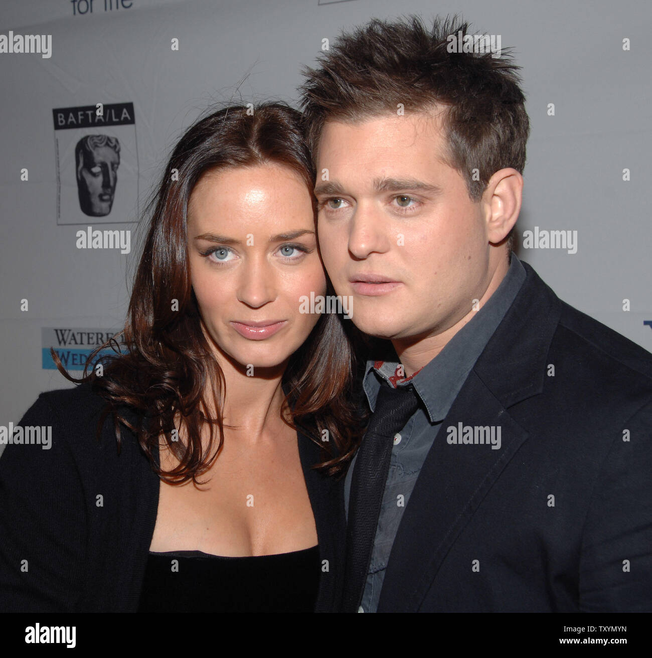 Golden Globe nominee actress Emily Blunt and her boyfriend Michael ...
