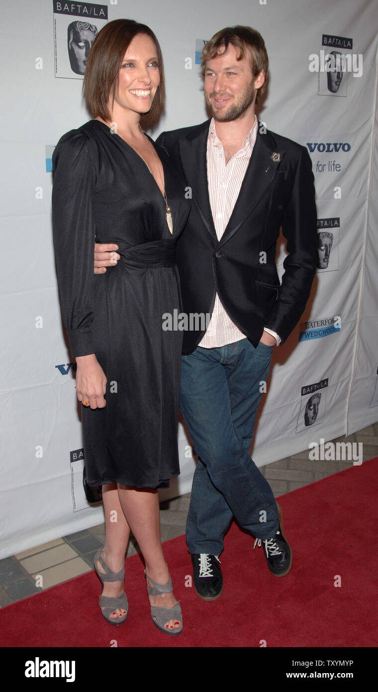 Golden Globe nominee actress Toni Collette and her husband David ...