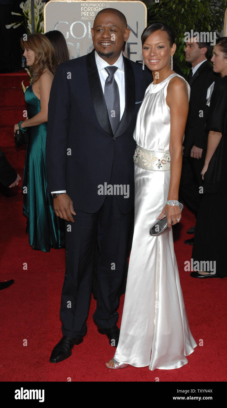 Forest Whitaker and his wife Keisha arrive at the 64th annual Golden ...