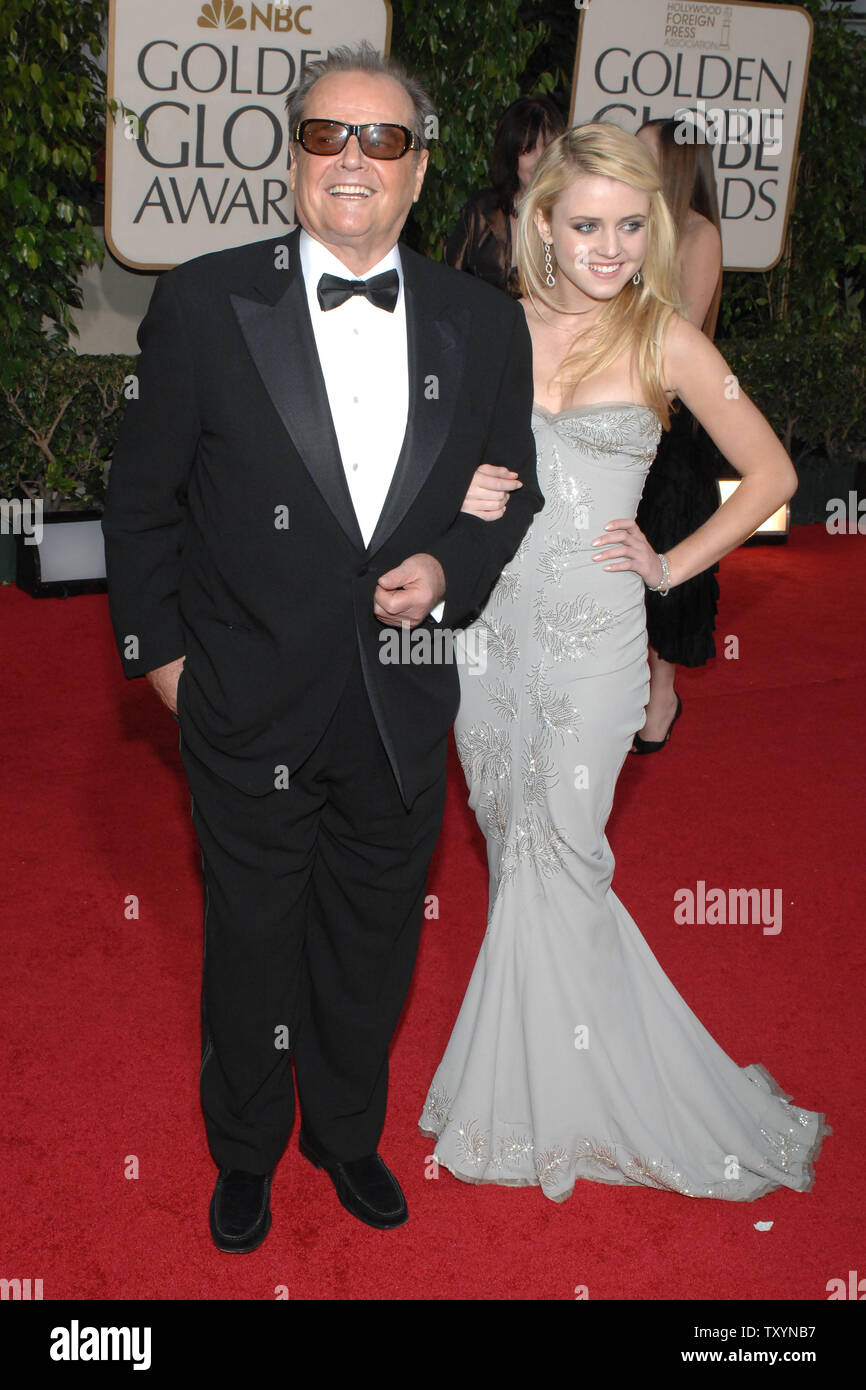 Jack Nicholson and his daughter Lorraine arrive at the 64th annual ...