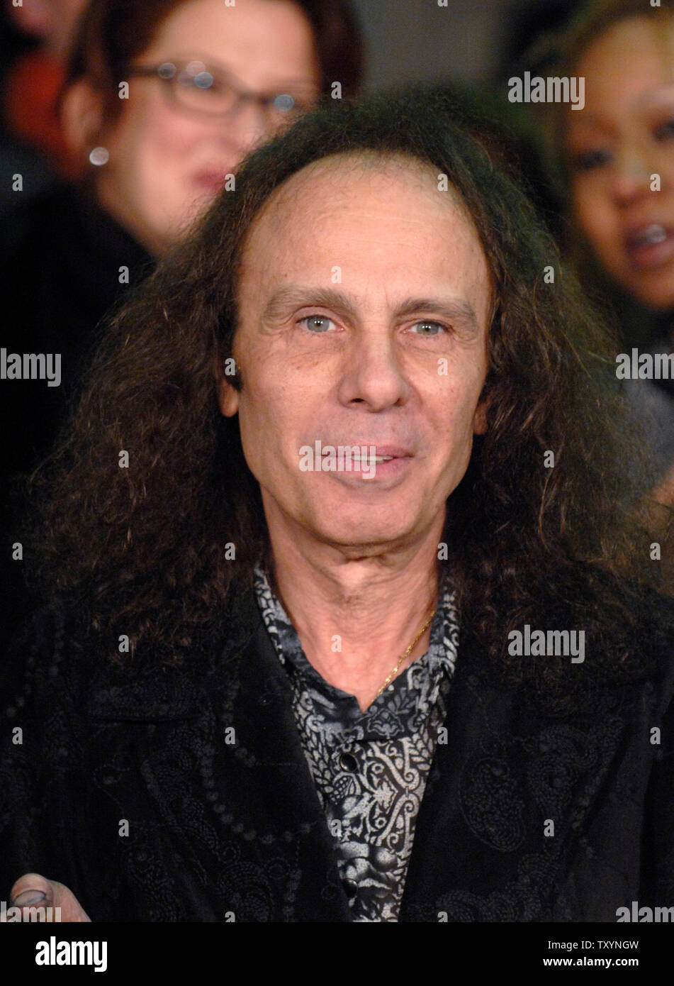 Ronnie James Dio is inducted into Hollywood's RockWalk with a ceremony ...