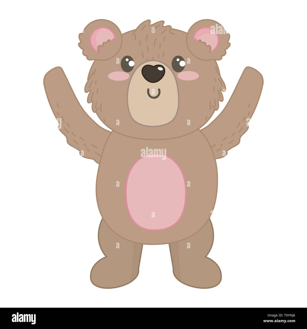Bear cartoon design, Animal cute zoo life nature and fauna theme Vector ...