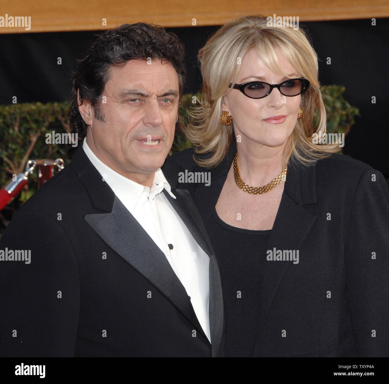Actor Ian McShane (L) and his wife Gwen Humble arrive for the 13th ...
