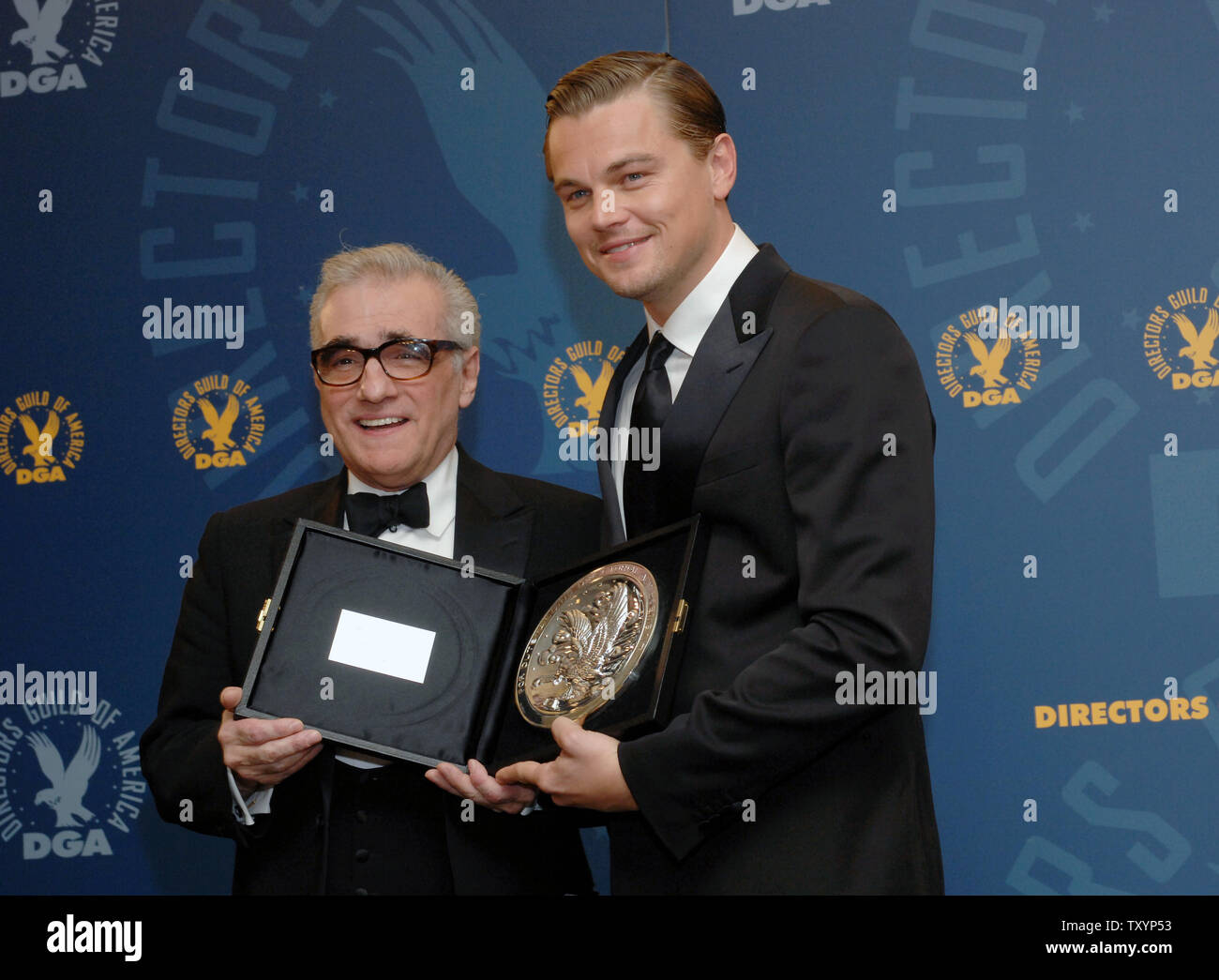 Martin Scorsese (L), winner of the outstanding director award for his ...