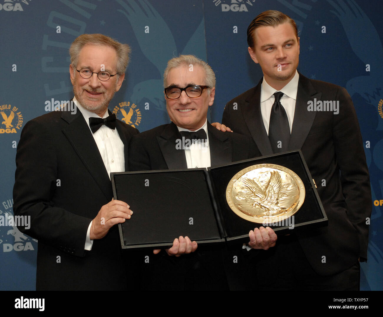 Martin Scorsese (C), winner of the outstanding director award for his ...