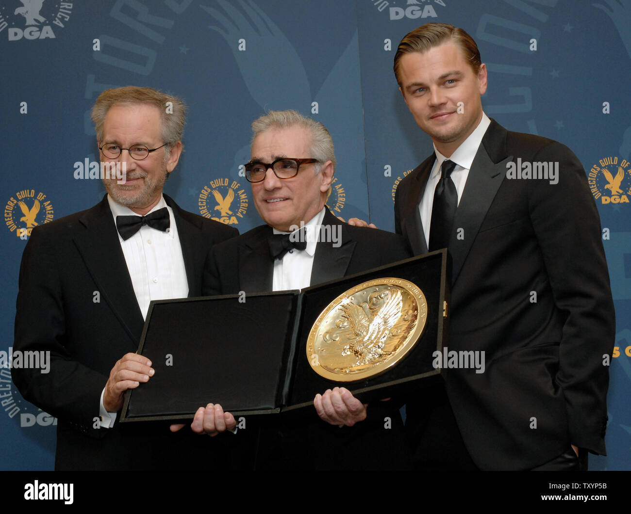 Martin Scorsese (C), winner of the outstanding director award for his ...