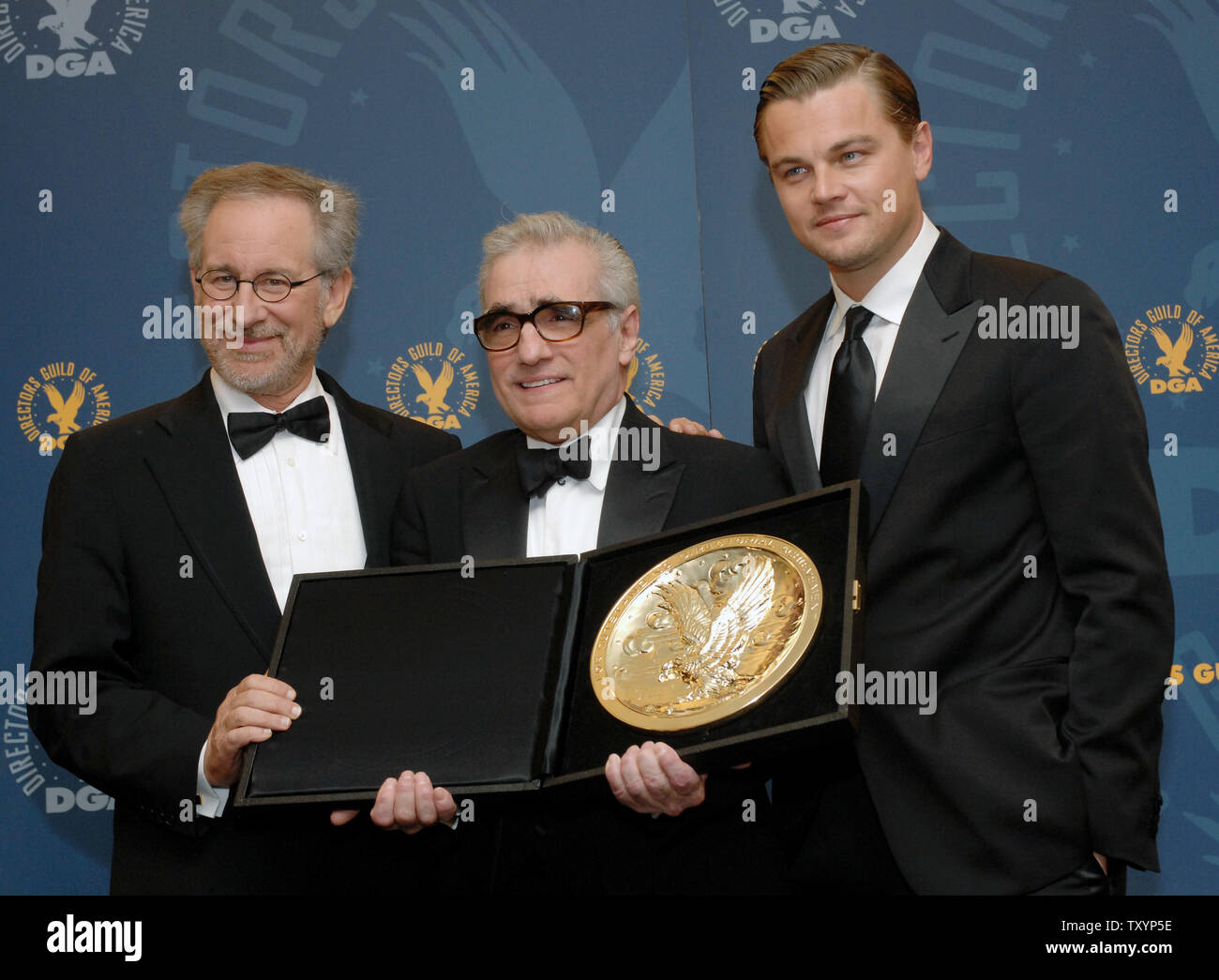 Martin Scorsese (C), winner of the outstanding director award for his ...