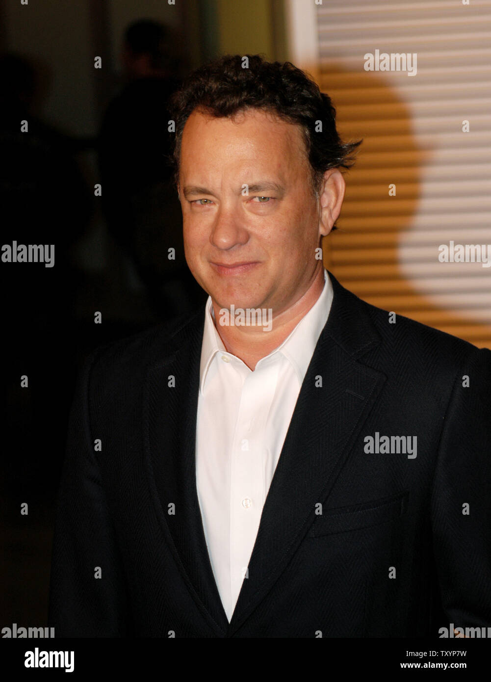 Actor, producer Tom Hanks arrives at the premiere of "Starter for 10 ...