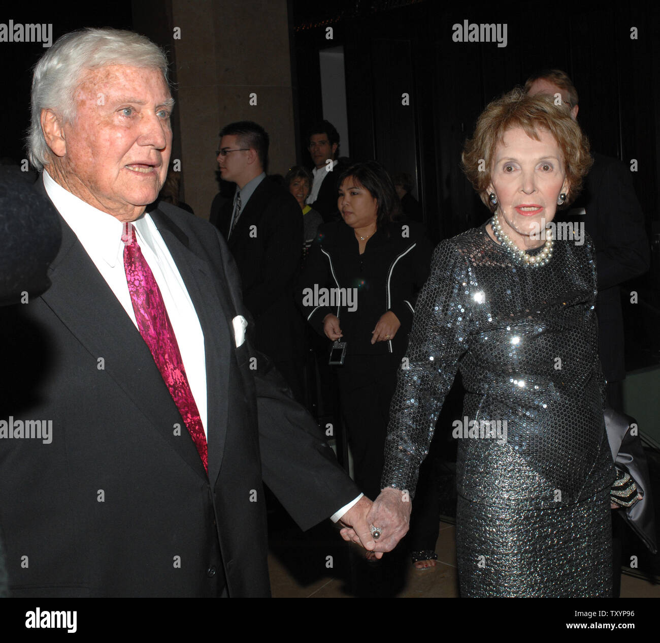 Merv griffin nancy reagan hi-res stock photography and images - Alamy