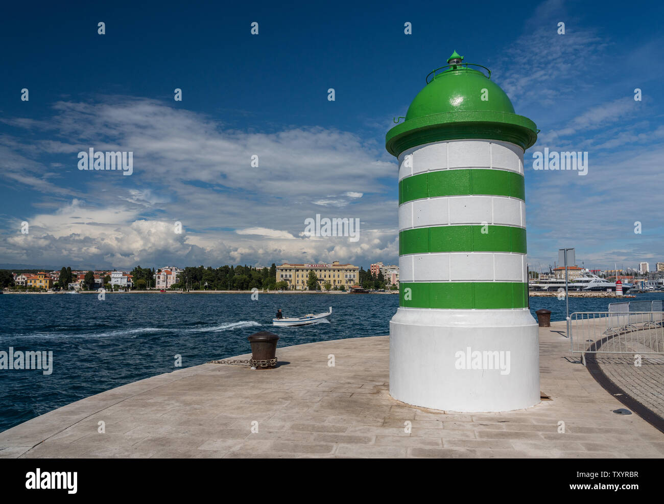 Port and marina of Zadar in Croatia Stock Photo - Alamy