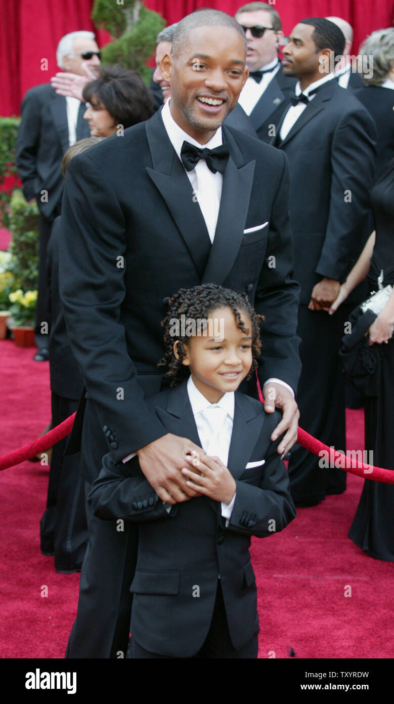 Actor Will Smith and his son Jaden Christopher Syre Smith arrive for ...