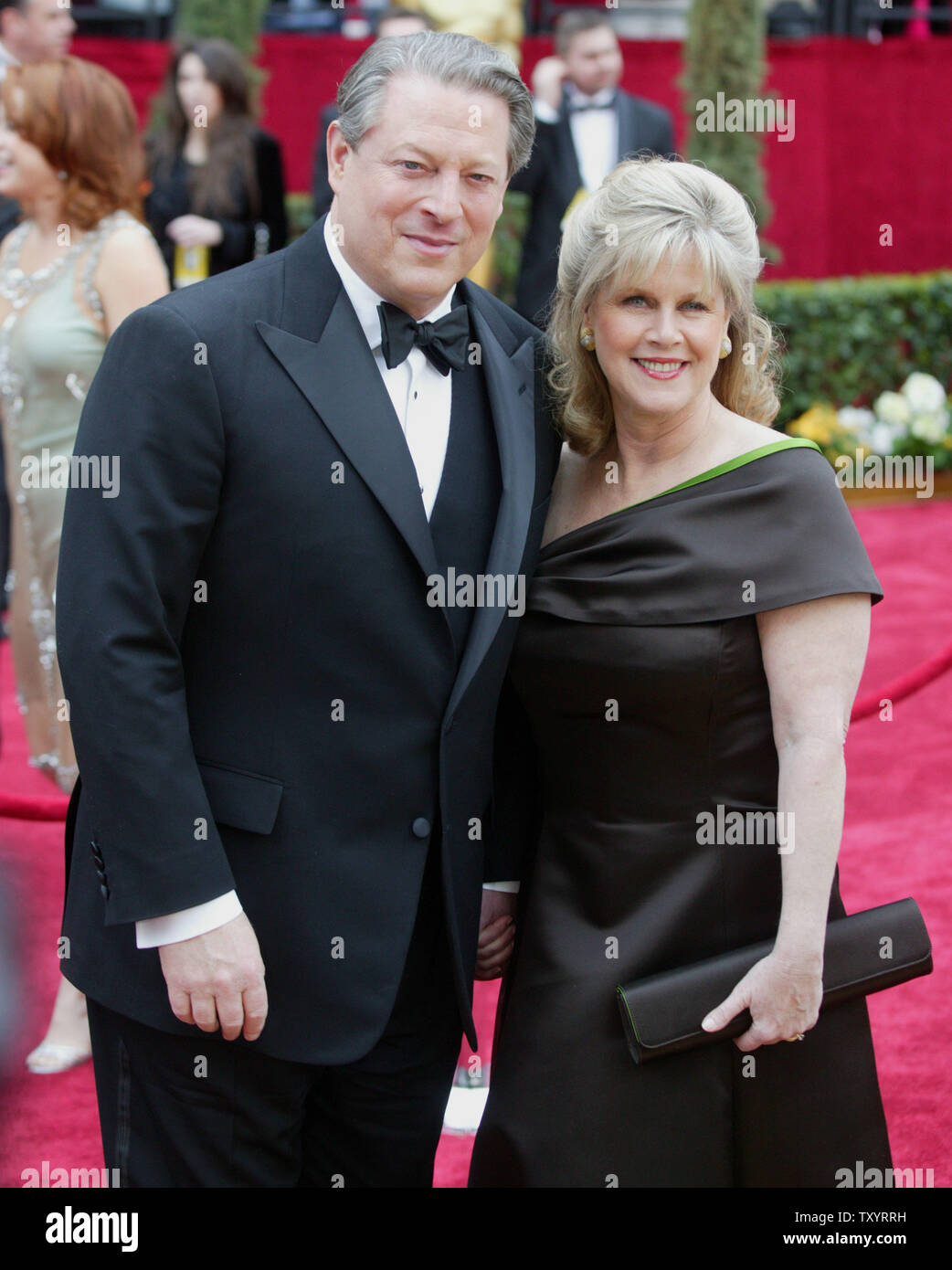 Former Vice President Al Gore and his wife Tipper arrive for the 79th ...