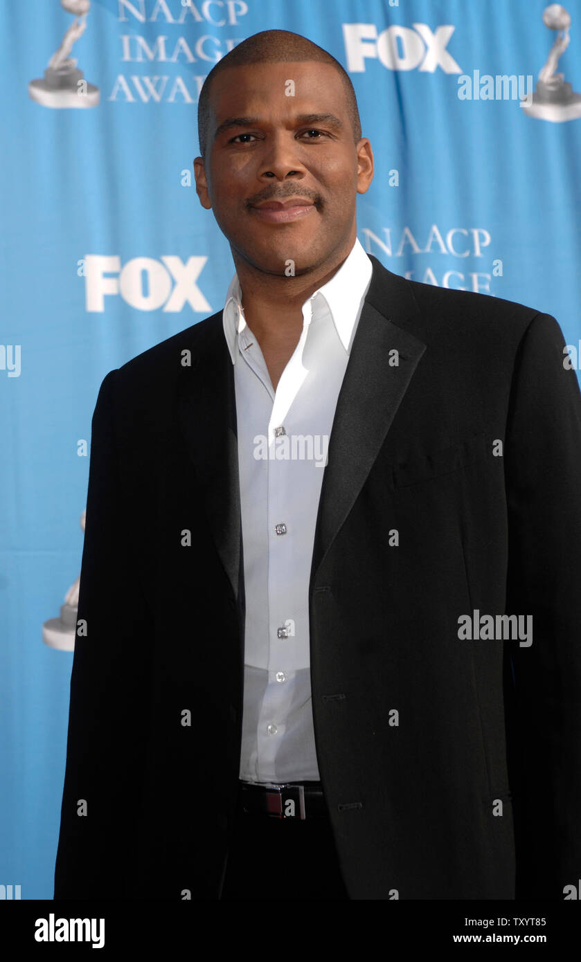 Tyler Perry attends the 38th NAACP Image Awards in Los Angeles on March ...