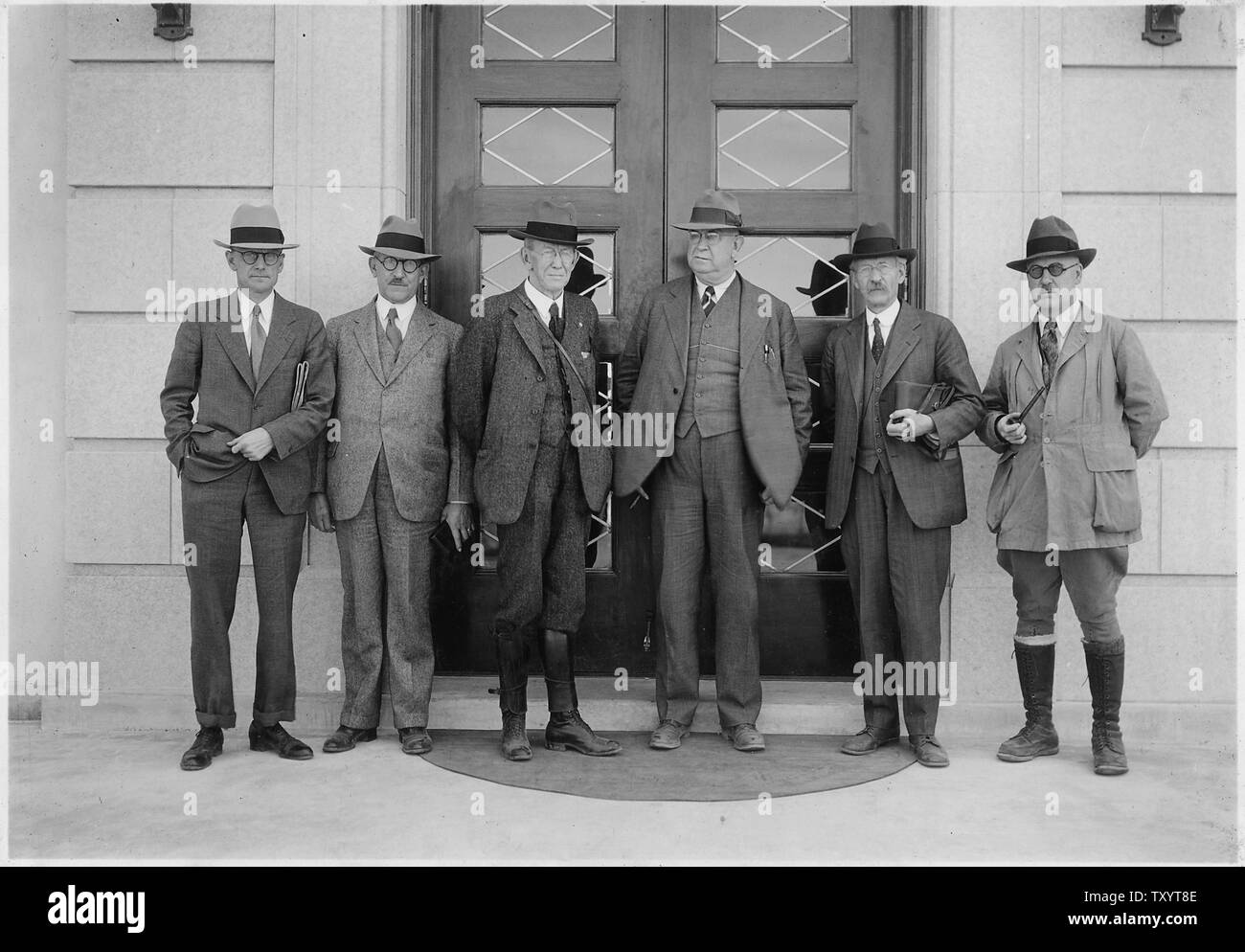 Colorado River Board and Bureau of Reclamation official before entrance ...