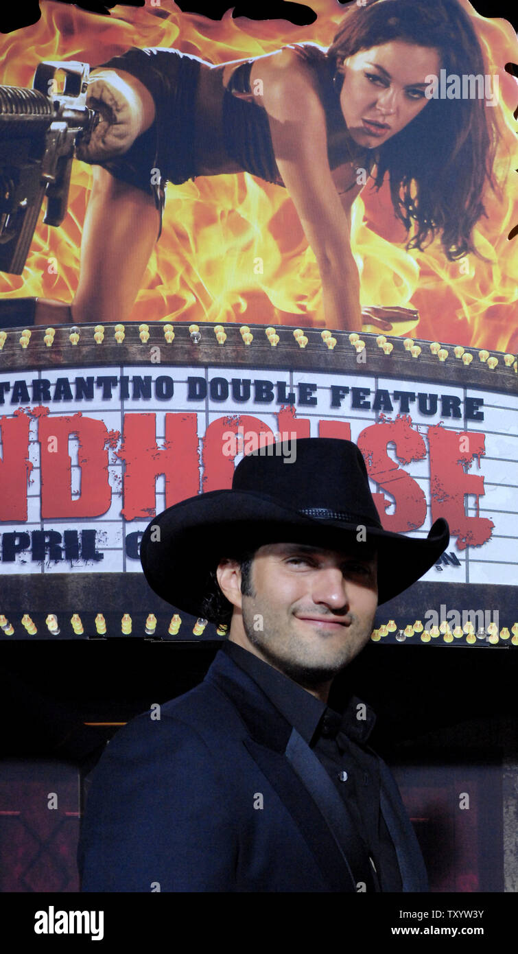 Director Robert Rodriguez arrives for the premiere of the motion ...