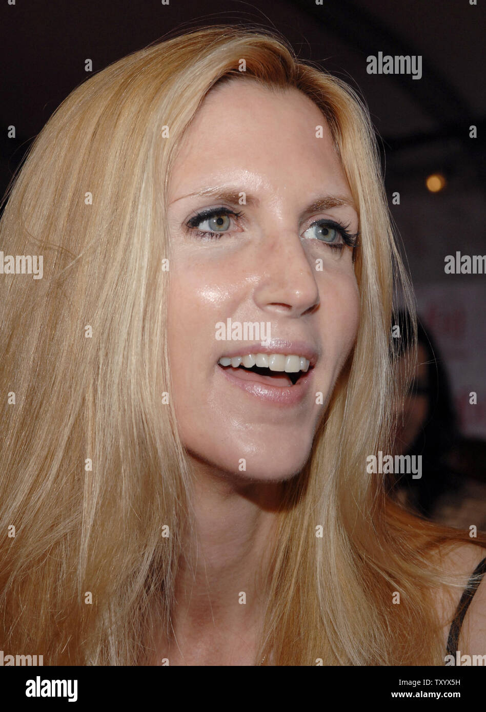 Ann Coulter arrives for the 5th annual TV Land Awards at Barker Hanger ...