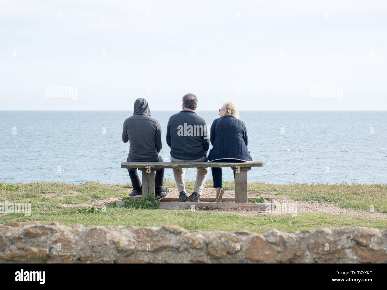People Watching The Ocean