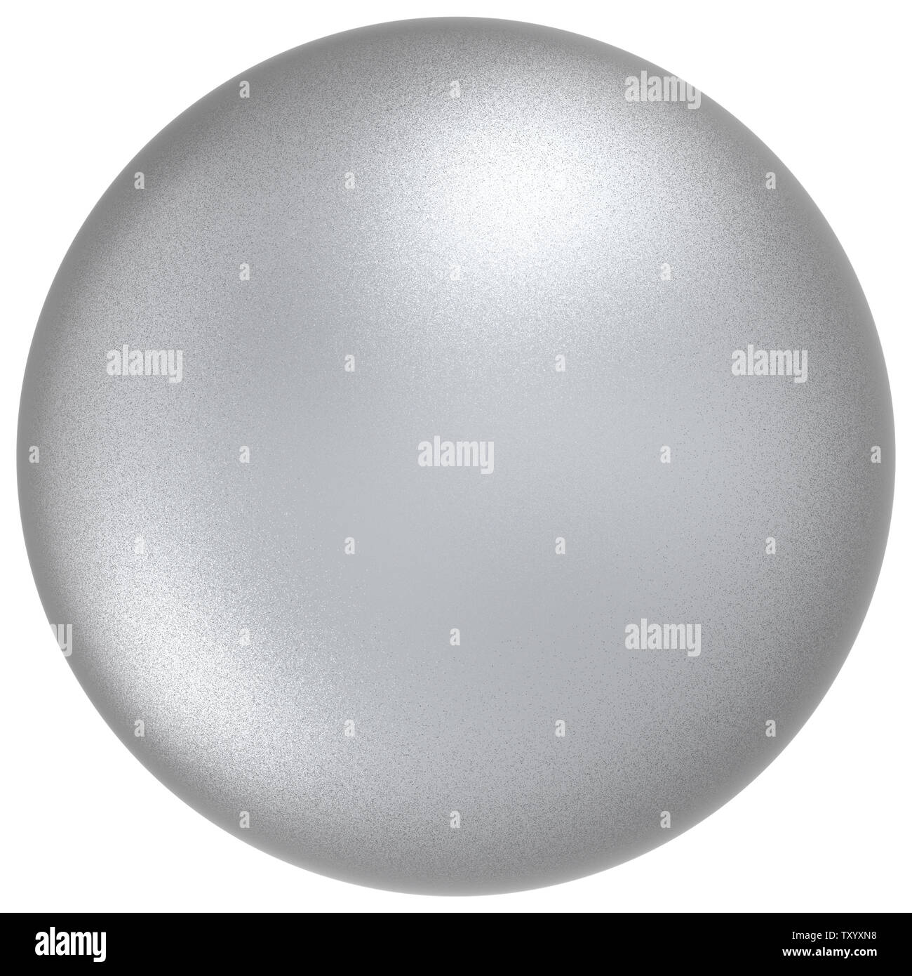 White sphere round silver button ball basic matted metallic circle ...