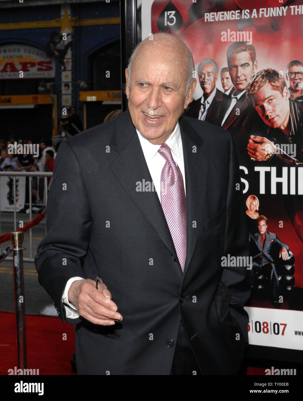 Actor Carl Reiner, a cast member in the motion picture comedy thriller ...