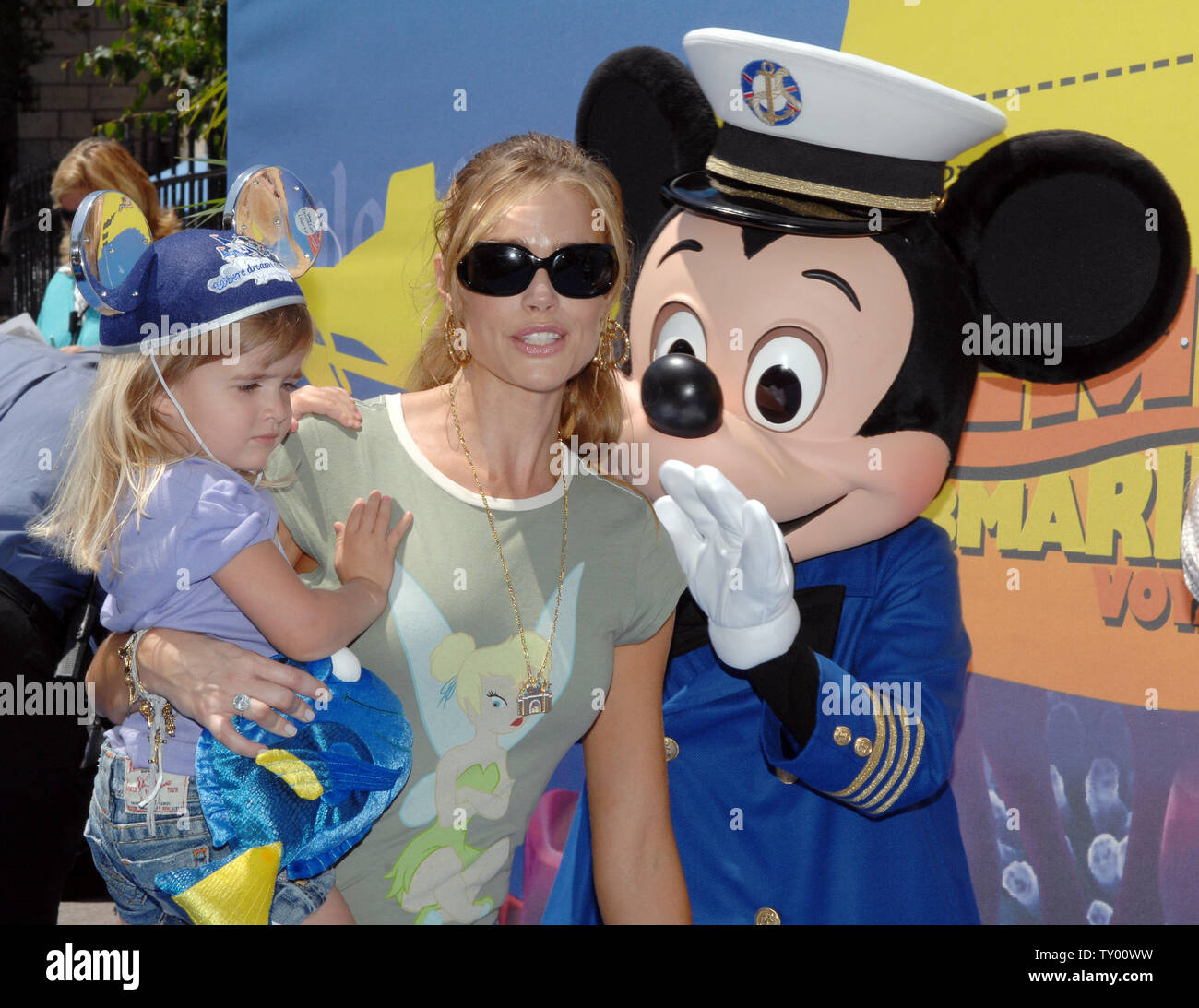 Actress Denise Richards and her daughter Sam arrive for the celebrity ...