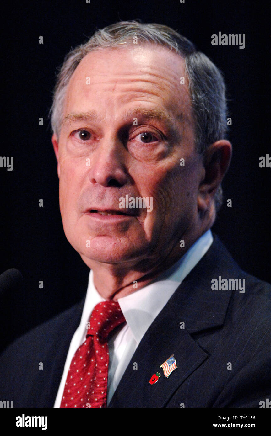 New York Mayor Michael Bloomberg speaks during Ceasefire! Bridging the ...