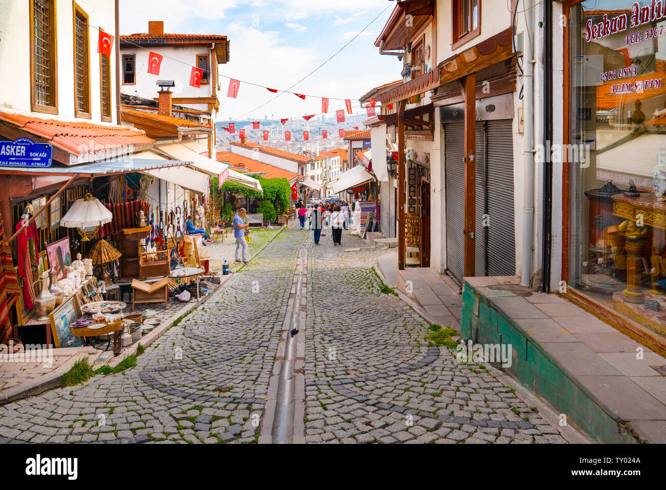 Ankara turkey shopping street hi-res stock photography and images - Alamy