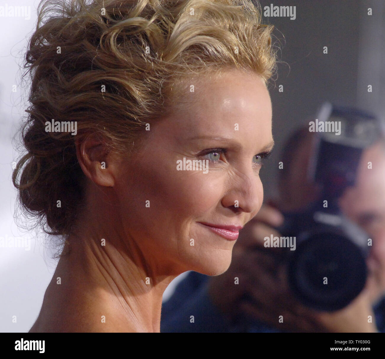 Actress Joan Allen, a cast member in the motion picture mystery ...