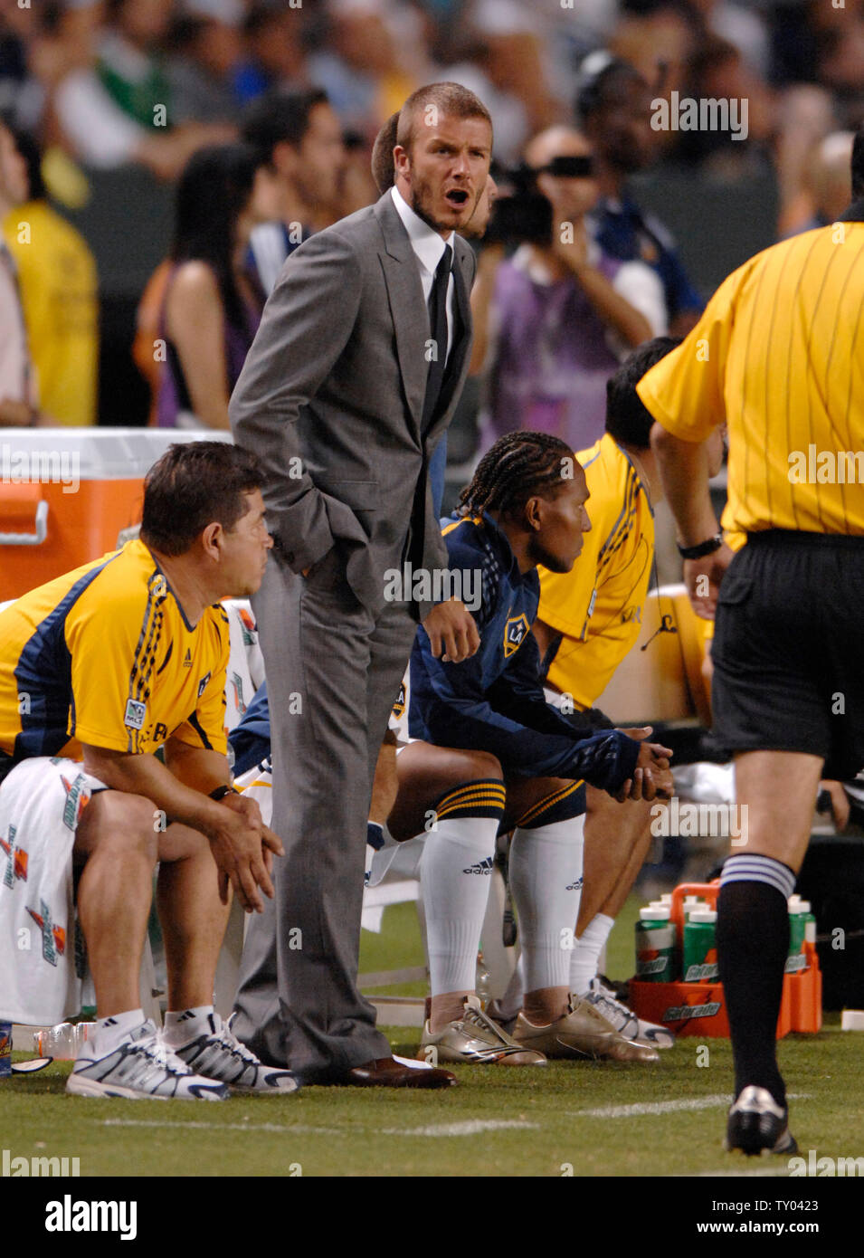 Left to right david beckham hi-res stock photography and images - Alamy