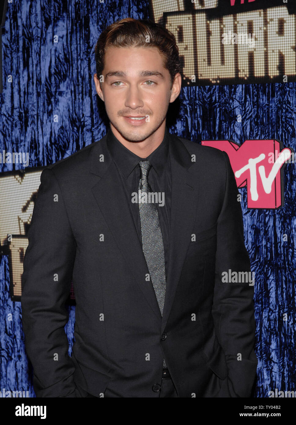 Shia LaBeouf arrives for the MTV Video Music Awards at the Palms Hotel ...