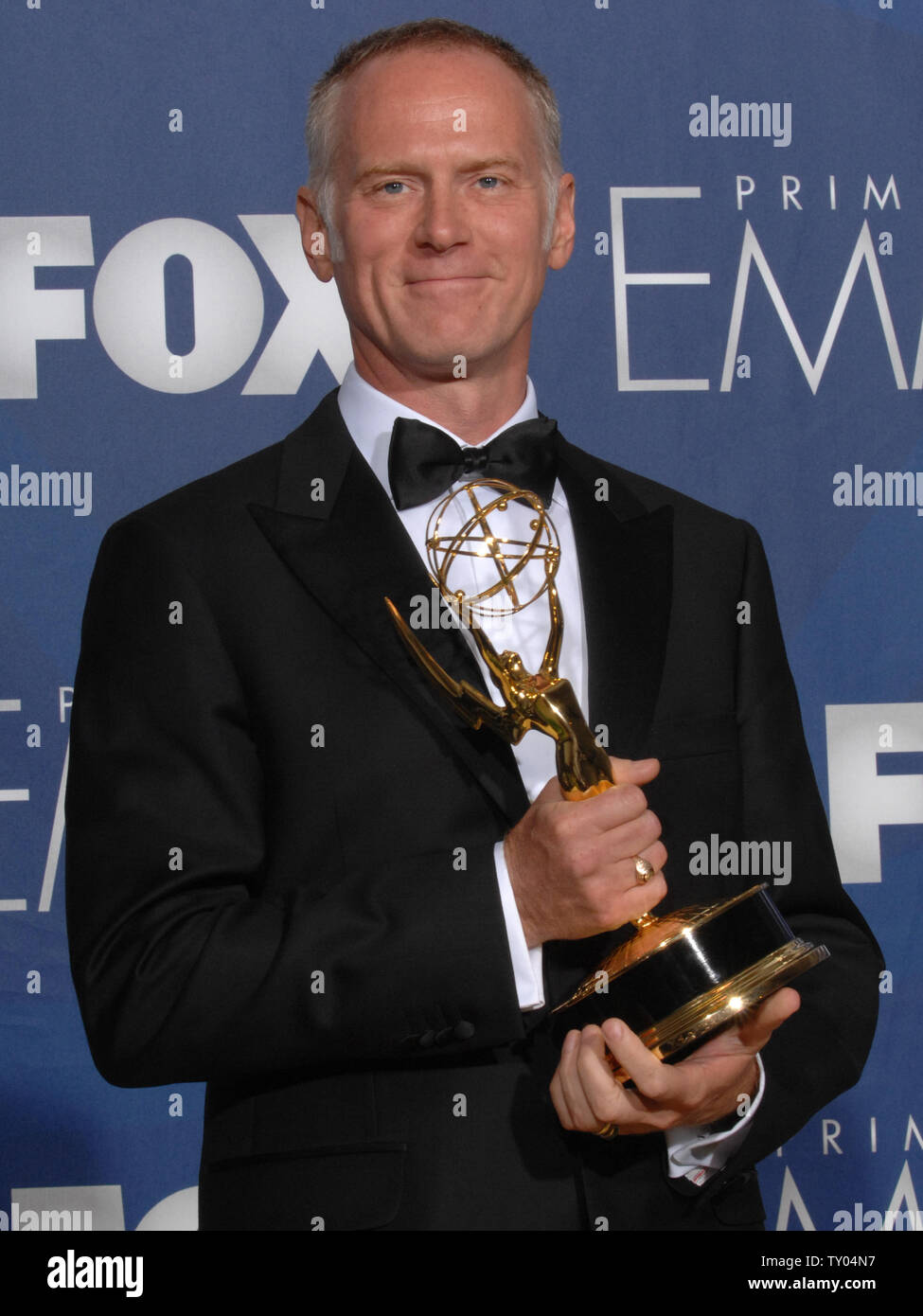 Alan Taylor displays the Emmy he won for work on 'The Sopranos' at the ...