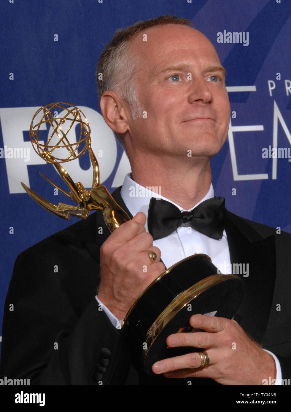 Alan Taylor displays the Emmy he won for work on 'The Sopranos' at the ...
