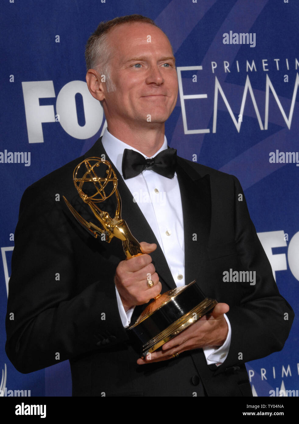 Alan Taylor displays the Emmy he won for work on 'The Sopranos' at the ...