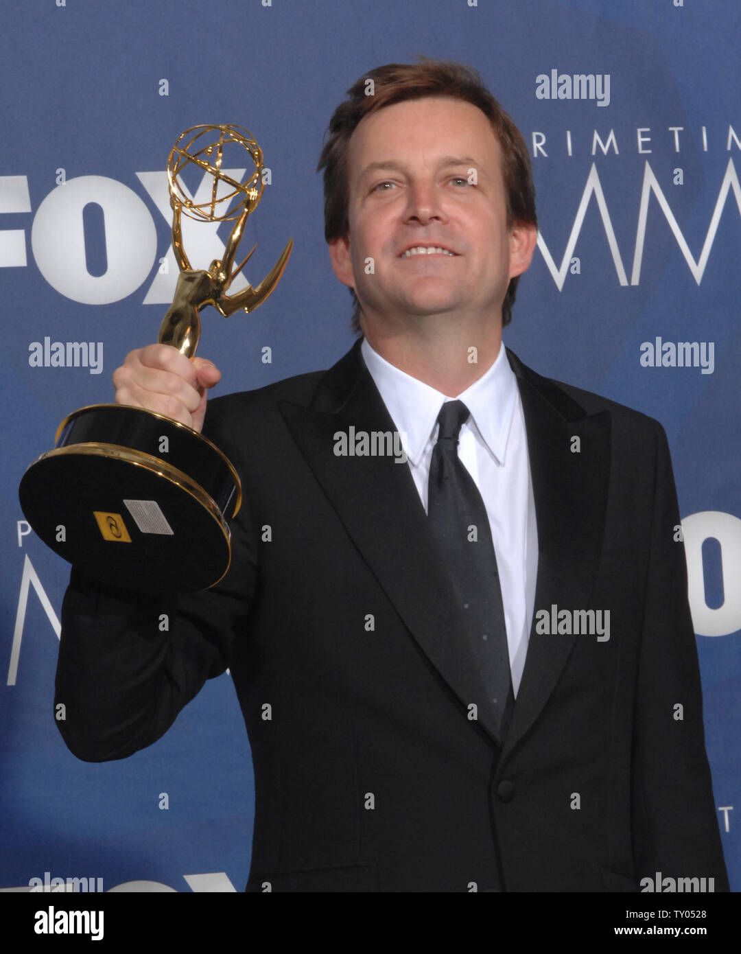 Phillip Martin displays his Emmy for work on 'Prime Suspect:The Final ...