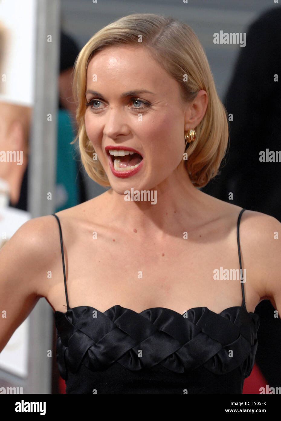 Cast member Rahda Mitchell arrives for the premiere of the motion ...