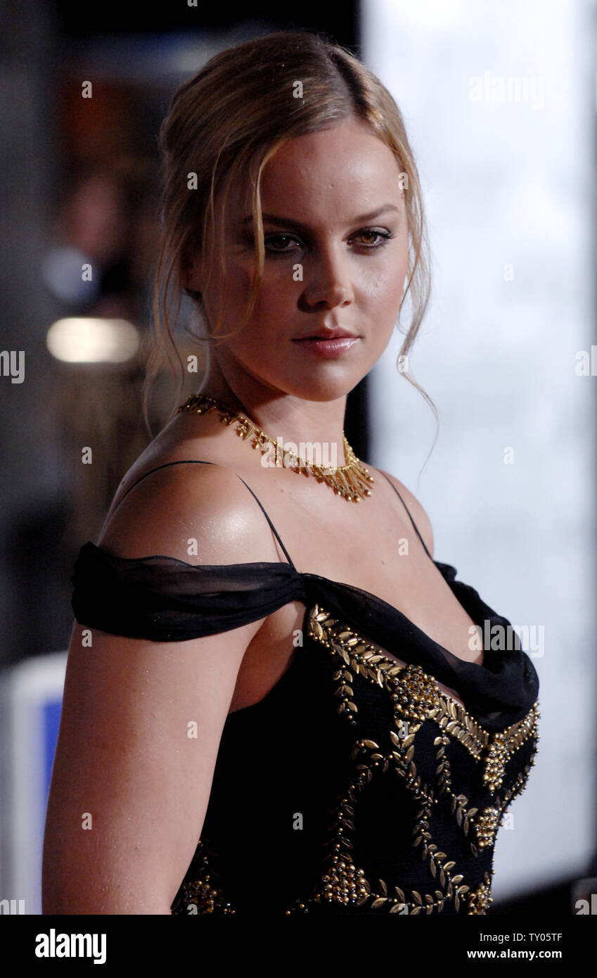 Australian actress Abbie Cornish, a cast member in the motion picture ...
