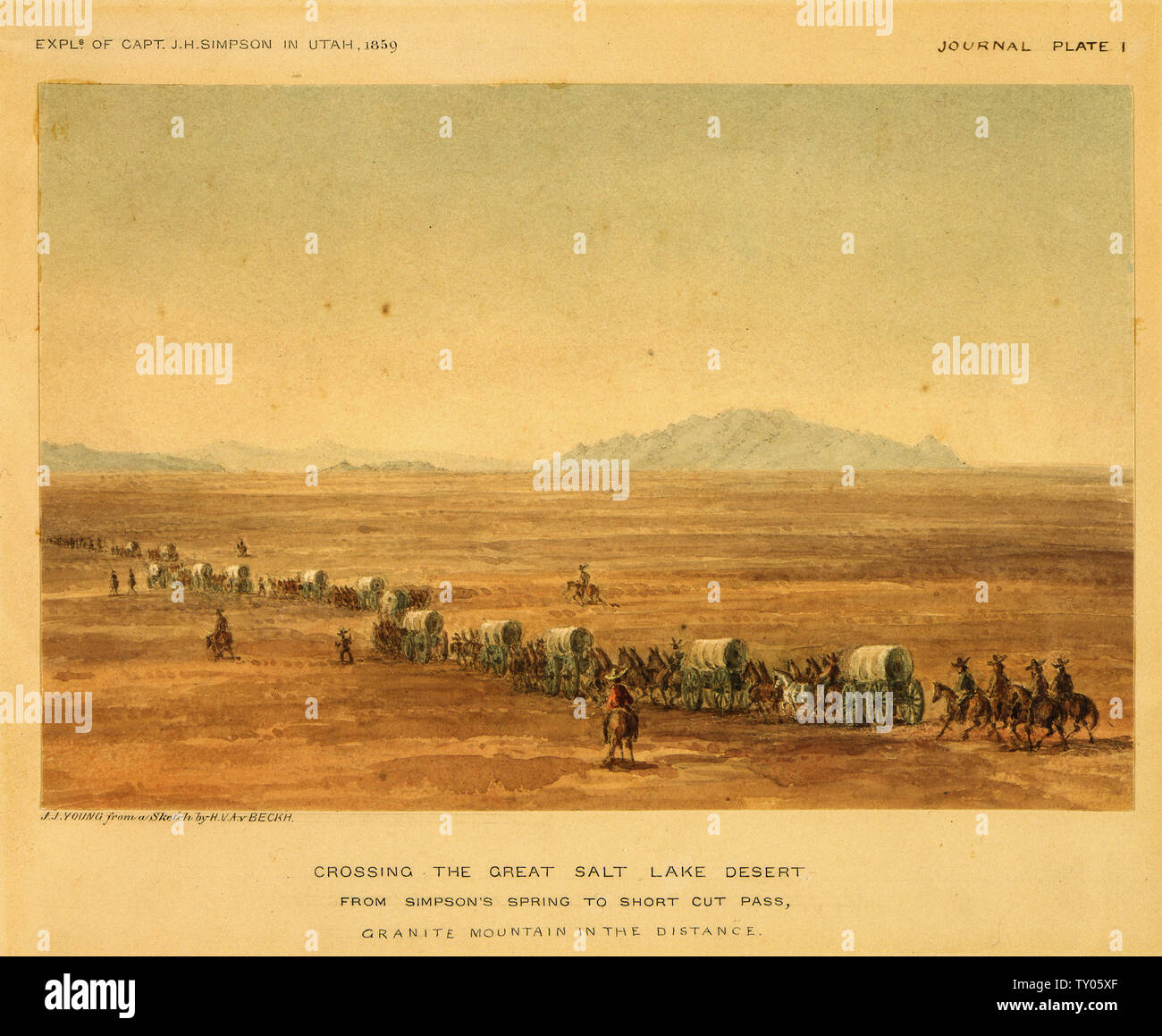 Crossing the Great Salt Lake Desert From Simpson's Spring to Short Cut ...