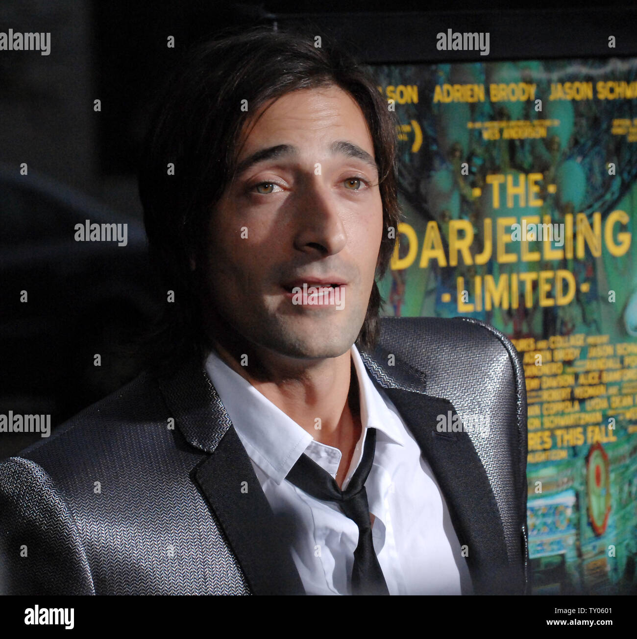 Actor Adrien Brody a cast member in the motion picture dramatic comedy ...