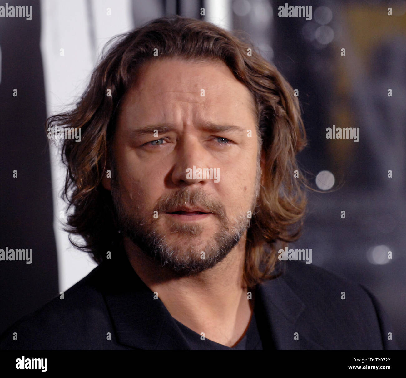 Australian actor Russell Crowe, a cast member in the motion picture ...