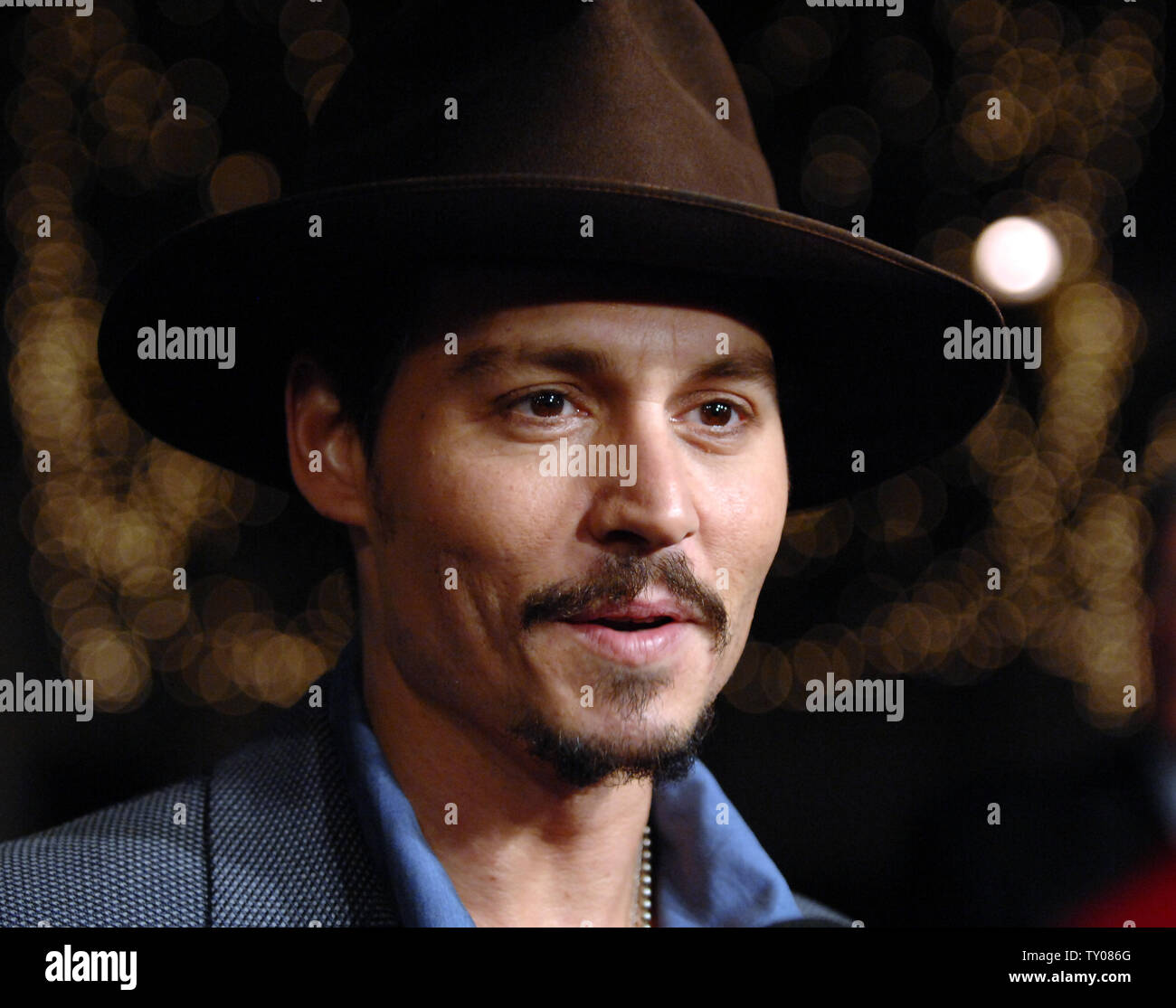 Actor Johnny Depp, who portrays Sweeney Todd in the motion picture ...