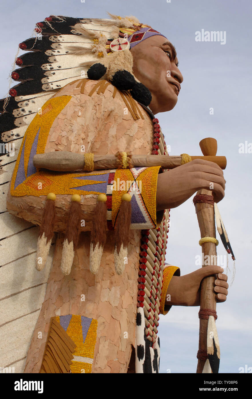 Towering over the 119th annual Rose Parade is the Farmers' Insurance ...