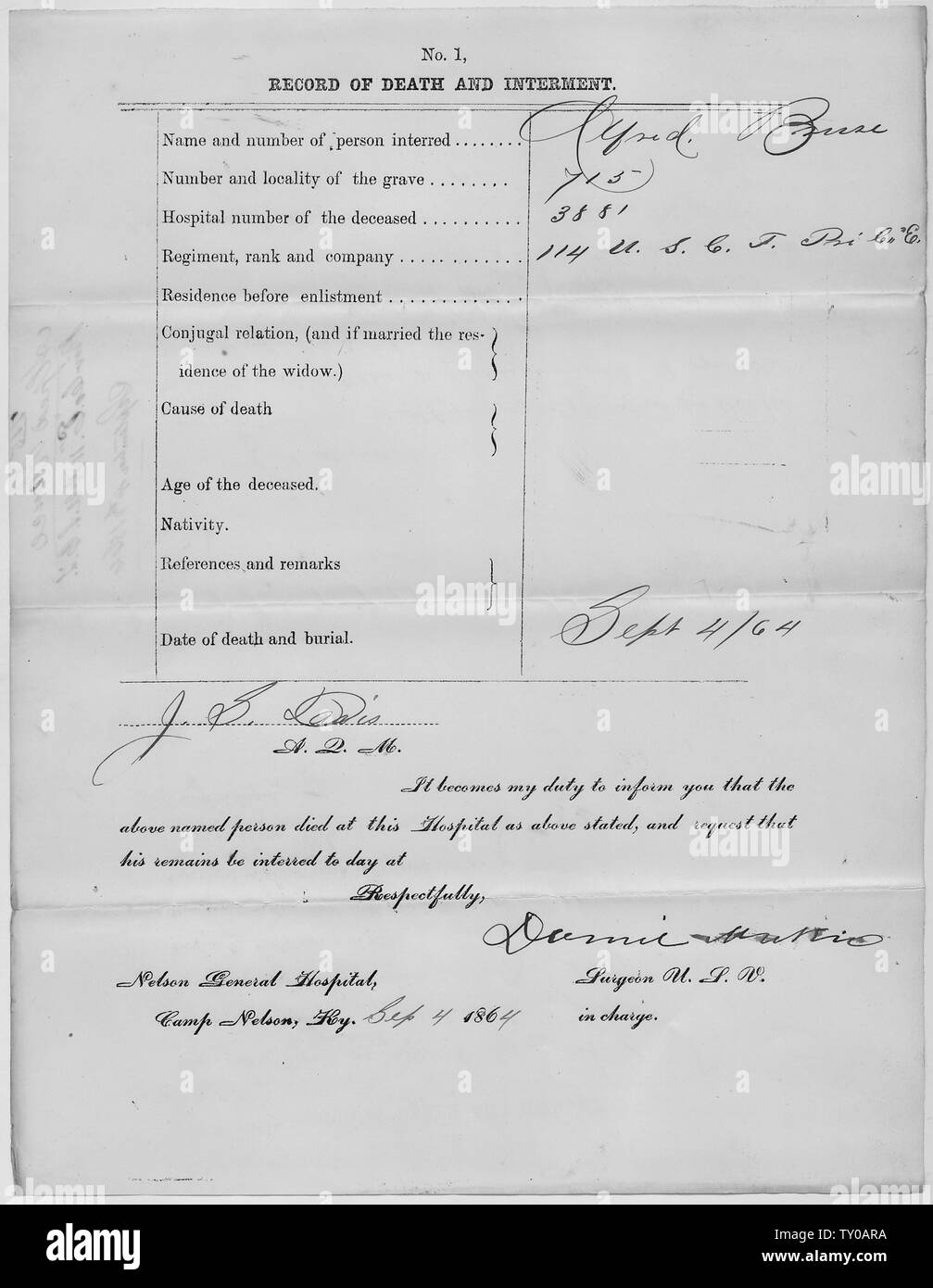 The 114th regiment Black and White Stock Photos & Images - Alamy